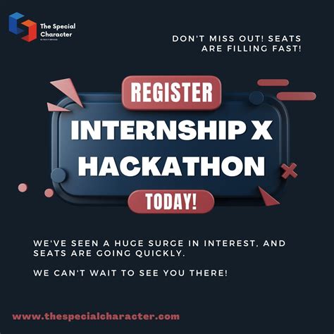 Thespecialcharacter Tsc Internship Hackathon Techinnovation Registernow Webdev Appdev