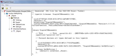 unable to access com exposed methods in vba stack overflow
