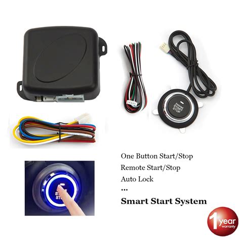 One Button Start Engine Car Push Starters System Kit 12V Shopee Malaysia