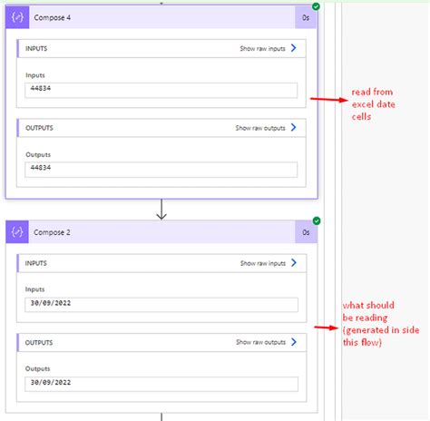 Power Automate Not Picking As Expected Date From Cell R Microsoftflow