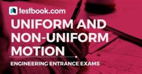 Difference Between Uniform And Non Uniform Motion With Examples