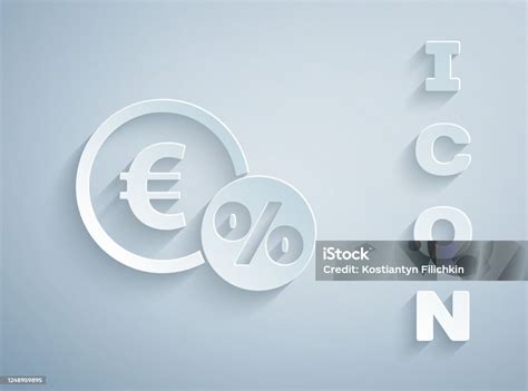 종이 회색 배경에 고립 된 퍼센트 아이콘으로 돈 동전을 잘라 현금 은행 통화 기호 종이 아트 스타일 벡터 일러스트레이션 3차원 형태에 대한 스톡 벡터 아트 및 기타 이미지