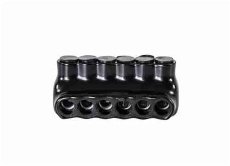 Polaris Ipl4 6 Black Multi Tap Pre Insulated Connector