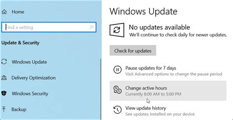 How To Enable Automatic Active Hours On Windows