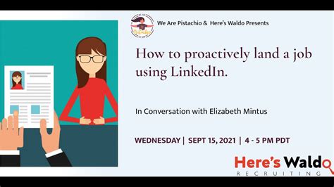 How To Proactively Land A Job Using Linkedin With Lizzie Mintus Youtube