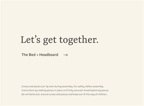 Headboard And Bed Assembly Thuma