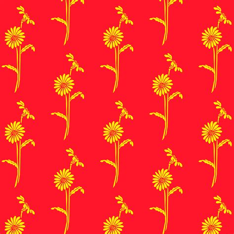 Daisies Wall Stencil Free Printable Papercraft Templates