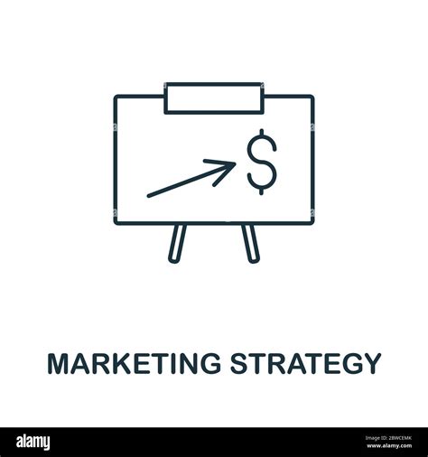 Marketing Strategy Icon From Planing Collection Simple Line Marketing