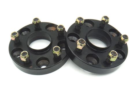 2 ตัว อะแดปเตอร์รองล้อ แบบมีบ่า เหล็กแข็ง แบบ 5 รู 100 มม ออก 5 รู 100 มม หนา 1 นิ้ว 24มม