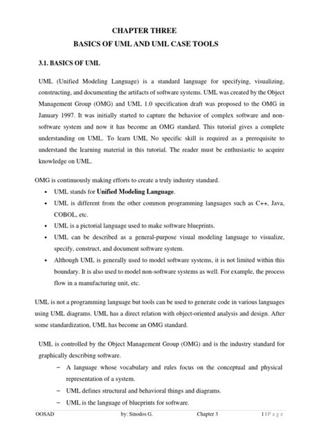 Chapter 3 Introduction To Uml Pdf Unified Modeling Language Conceptual Model