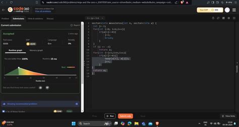 Amisha Patel On Linkedin Dsa Codingpractice Arraymanipulation Codinglife Zerotoend