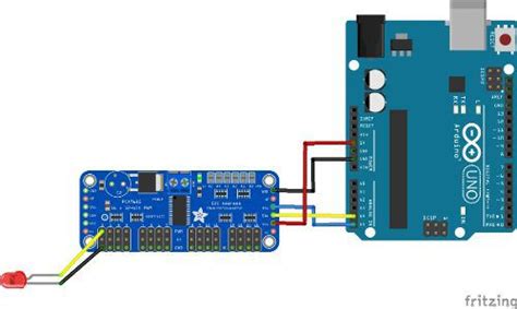 Módulo Pwm Pca9685 Servo Motor Driver 16 Canais I2c