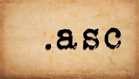 Cosè Un File Asc E Come Aprirlo