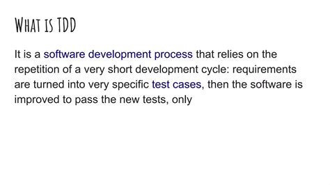 Tdd Ppt