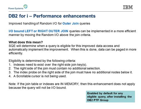 Sqe Improved Performance For Outer Join Queries