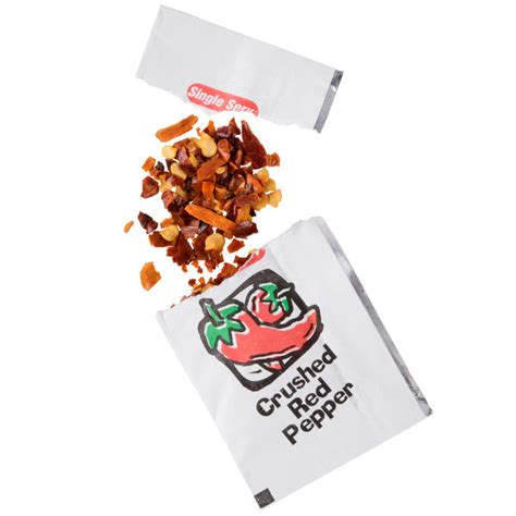 Crushed Red Pepper 1 Gram Portion Packet 200case
