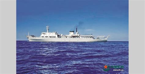 日防卫省：一艘中国海军测量船驶入“日本领海”腾讯新闻