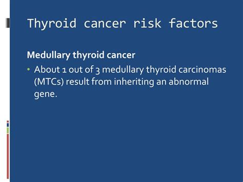 Ppt Thyroid Cancer Symptoms Risks And Facts Powerpoint Presentation