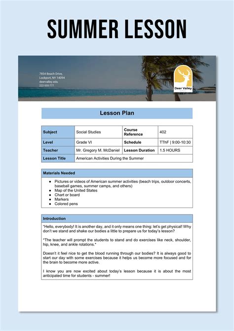 Curriculum Templates In Word FREE Download Template Net