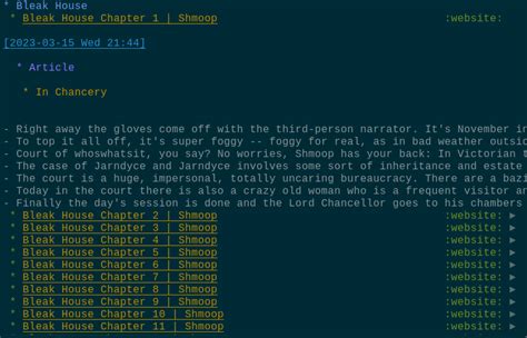 solving a scraping problem with emacs and org mode