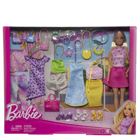 Barbie Clothes And Doll Mix And Match Fashions And Accessories Hkb07