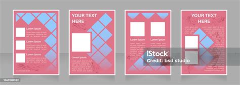 기술 회사 프리젠 테이션 빈 브로셔 레이아웃 디자인 텍스트에 대한 빈 복사 공간이 있는 세로 포스터 템플릿 집합입니다 미리