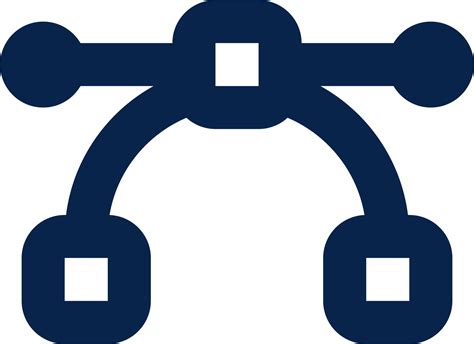 Vector Bezier Line Design Icon Download For Free Iconduck