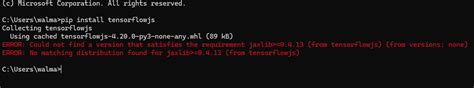 Python Cannot Install Tensorflowjs Stack Overflow
