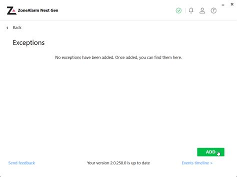 Adding Application Exception To Zonealarm Firewall