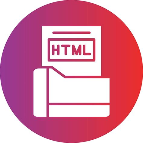 Premium Vector Vector Design Html File Icon Style
