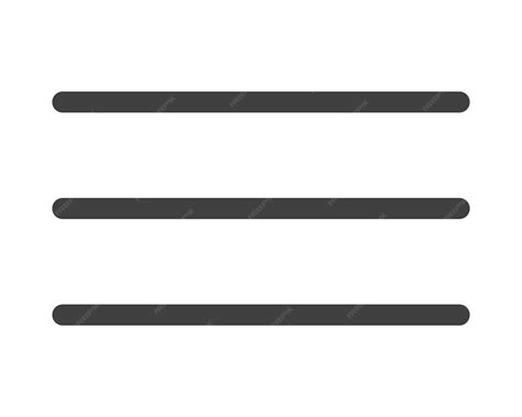 Premium Vector Hamburger Menu Icon Buttons Website Ui Navigation