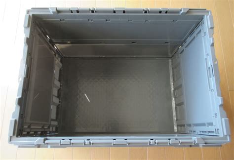 工具や材料の整理整頓にあると便利なtrusco トラスコ の薄型折りたたみコンテナ（tr C50b Gy）のレビュー