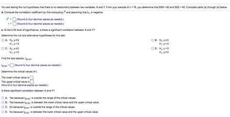 Solved You Are Testing The Null Hypothesis That There Is No Chegg Com