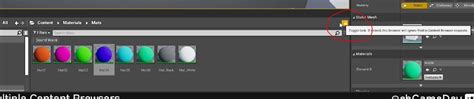 Quick Dev Tip 27 Ue4 Multiple Content Browsers — Cbgamedev