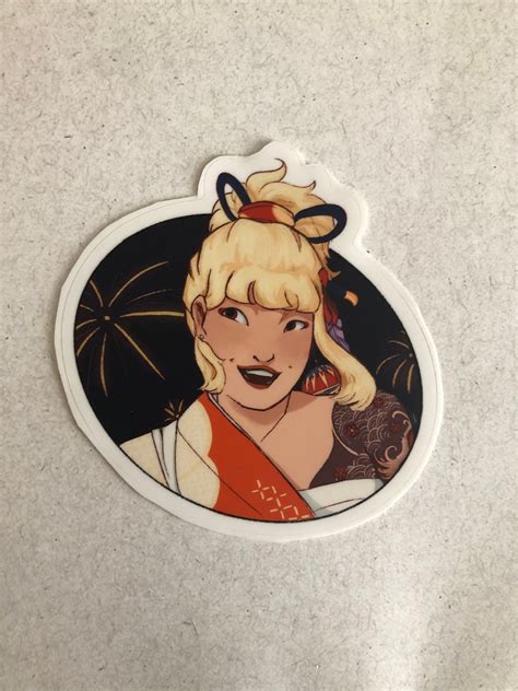 Yoimiya Sticker Genshin Impact Etsy