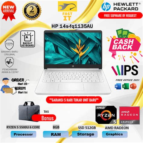 Jual HP S Fq AU AMD Ryzen U GB GB SSD FHD IPS PAKET Gb Jakarta