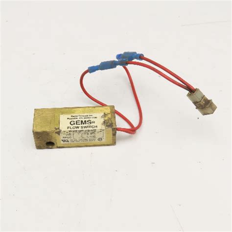 Gems FS NPT Flow Switch GPM VAC Max Bullseye Industrial Sales