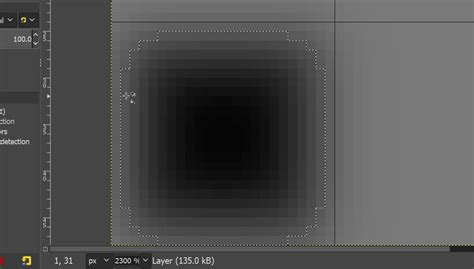 Why Gimp Make Blur Edge When I Use Feather Tool Of Selection R Gimp
