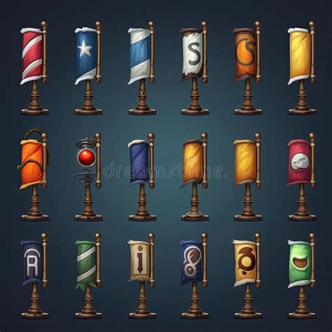 Symbol Flag Pole Game Ai Generated Stock Image Image Of Generated Waving 290914979