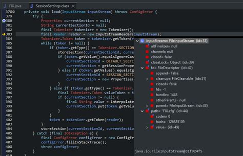 Quickfixj Session Config Is Null The Sessionsettings Inputstream