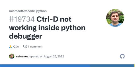 ctrl d not working inside python debugger · microsoft vscode python