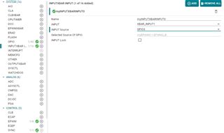 TMS320F28379D SYSCONFIG Input XBAR Config Should Select By GPIO Name