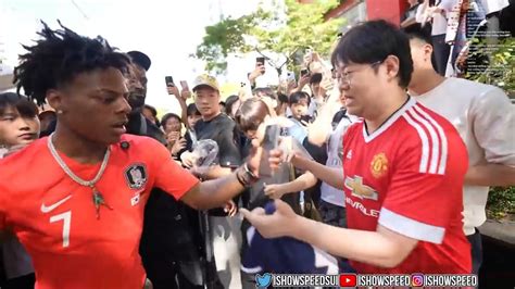 ️ 아저씨한테 혼난 아이쇼스피드ㅋㅋ Youtube