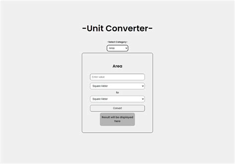 Unit Converter Using HTML CSS And JavaScript With Source Code SourceCodester