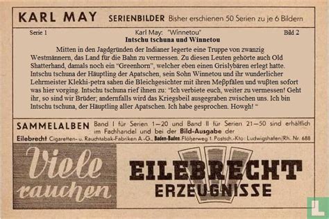 Intschu Tschuna Und Winnetou 2 1952 Eilebrecht Lastdodo