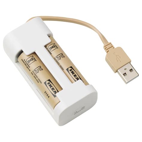 Ladda Battery Charger And 2 Batteries Ikea