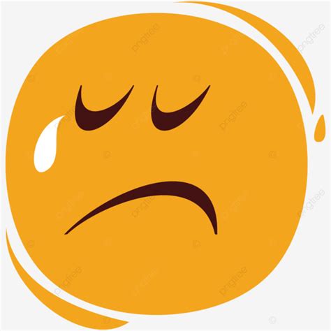 이모티콘 노란색 원 슬픈 표정 벡터 이모티콘 원 슬퍼 Png 일러스트 및 벡터 에 대한 무료 다운로드 Pngtree