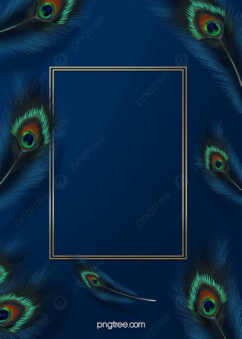 Blue Peacock Feather Wedding Background Wallpaper Image For Free