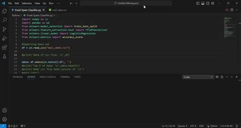 Areej Fatima On Linkedin Ai Machinelearning Spamclassifier Datascience Internship