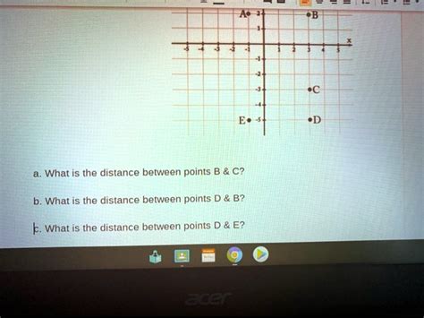 What Is The Distance Between Points B C What Is The Distance Between Points D B K What Is The